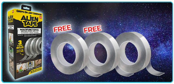 Alien Tape - Instantly Locks Anything Into Place Without Screws ...
